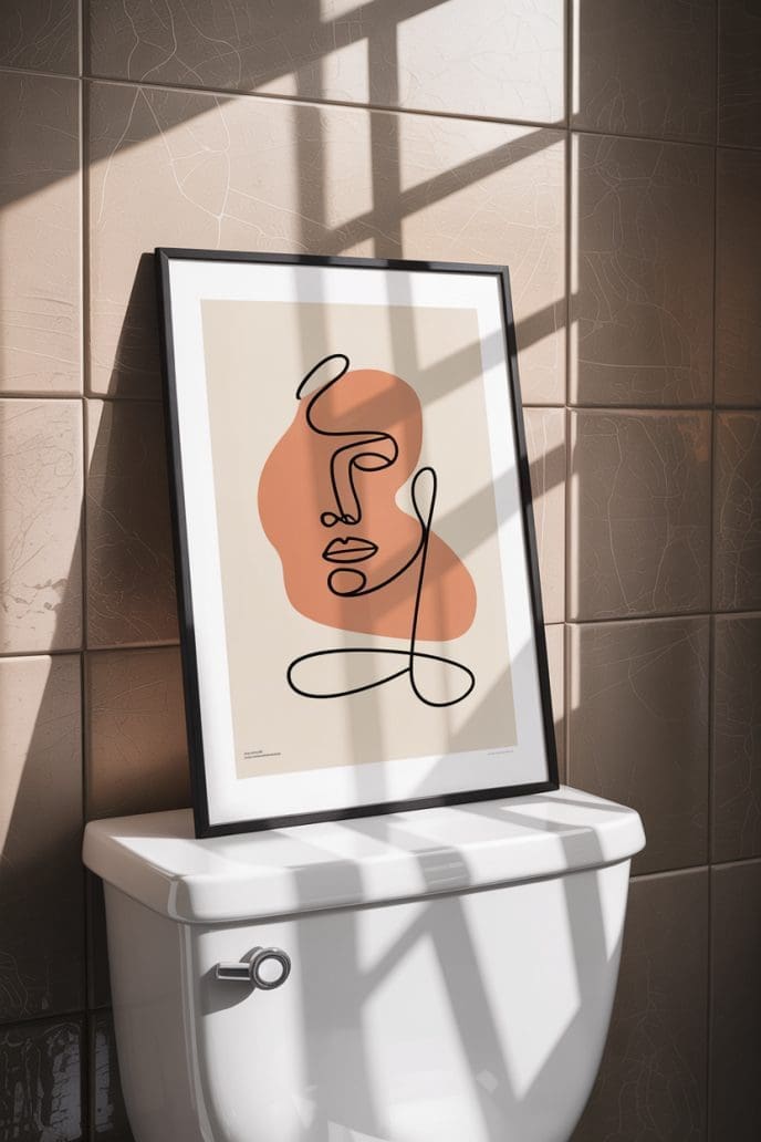 20+ Back of Toilet Decor Ideas