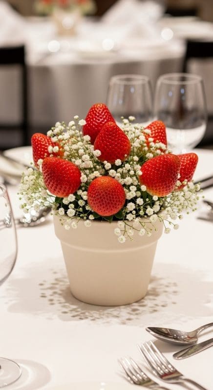 20 Strawberry Centerpiece Ideas