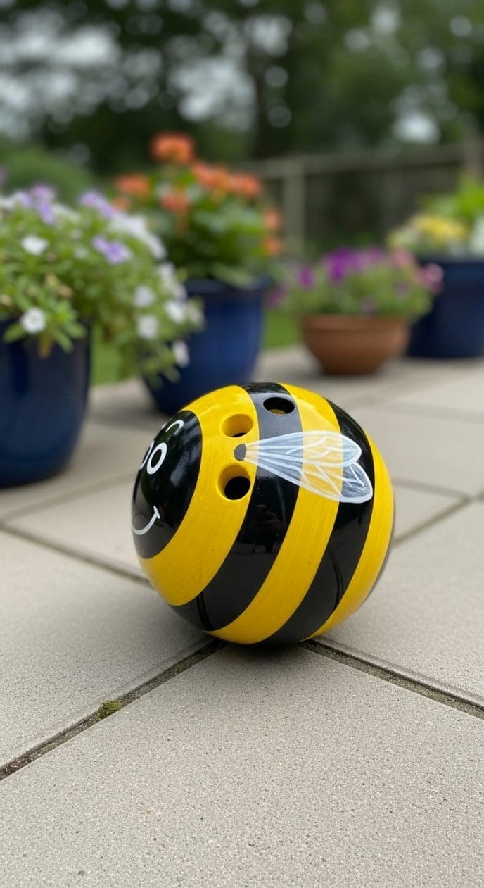 20+ Bowling Ball Yard Art Ideas