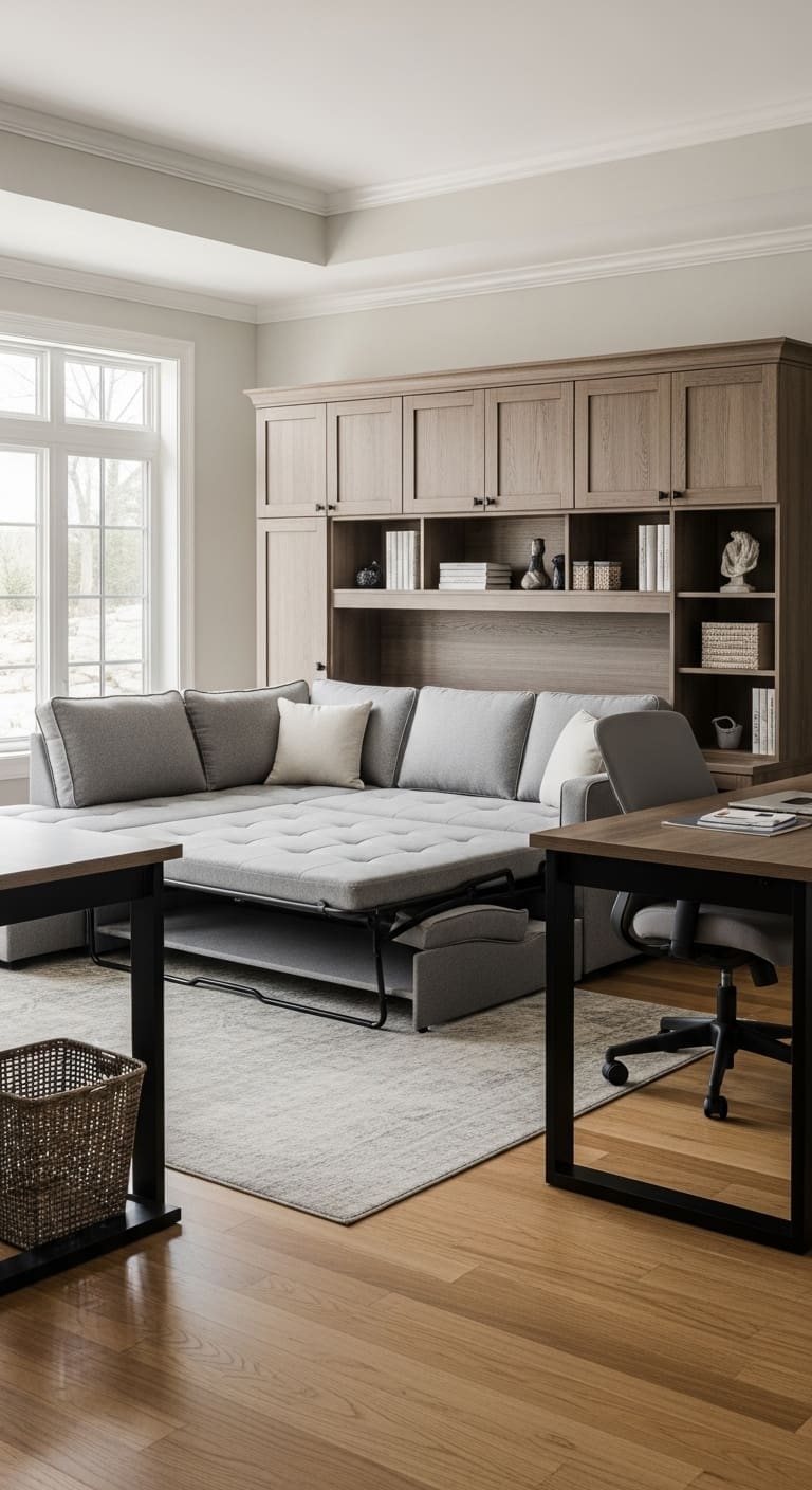 20 Office with Couch Ideas To Transform Your Home Office