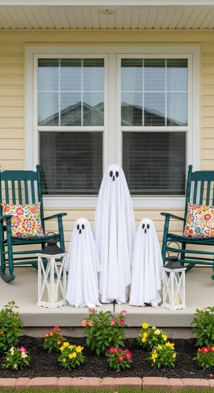 How To Make A DIY Tomato Cage Ghost That Lights Up