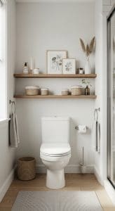20+ Back of Toilet Decor Ideas