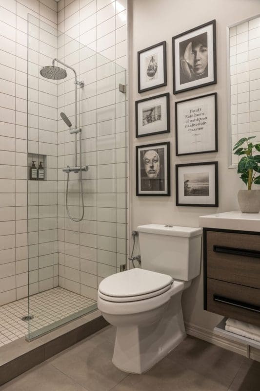20+ Back of Toilet Decor Ideas