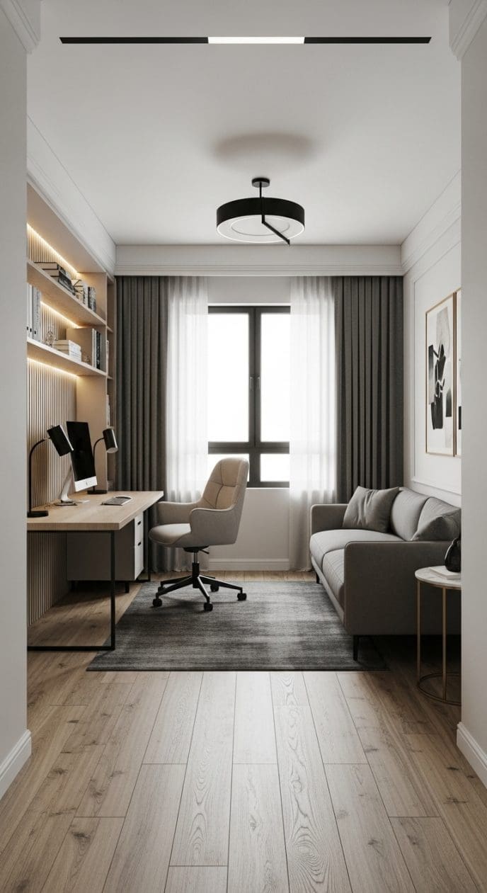 20 Office with Couch Ideas To Transform Your Home Office