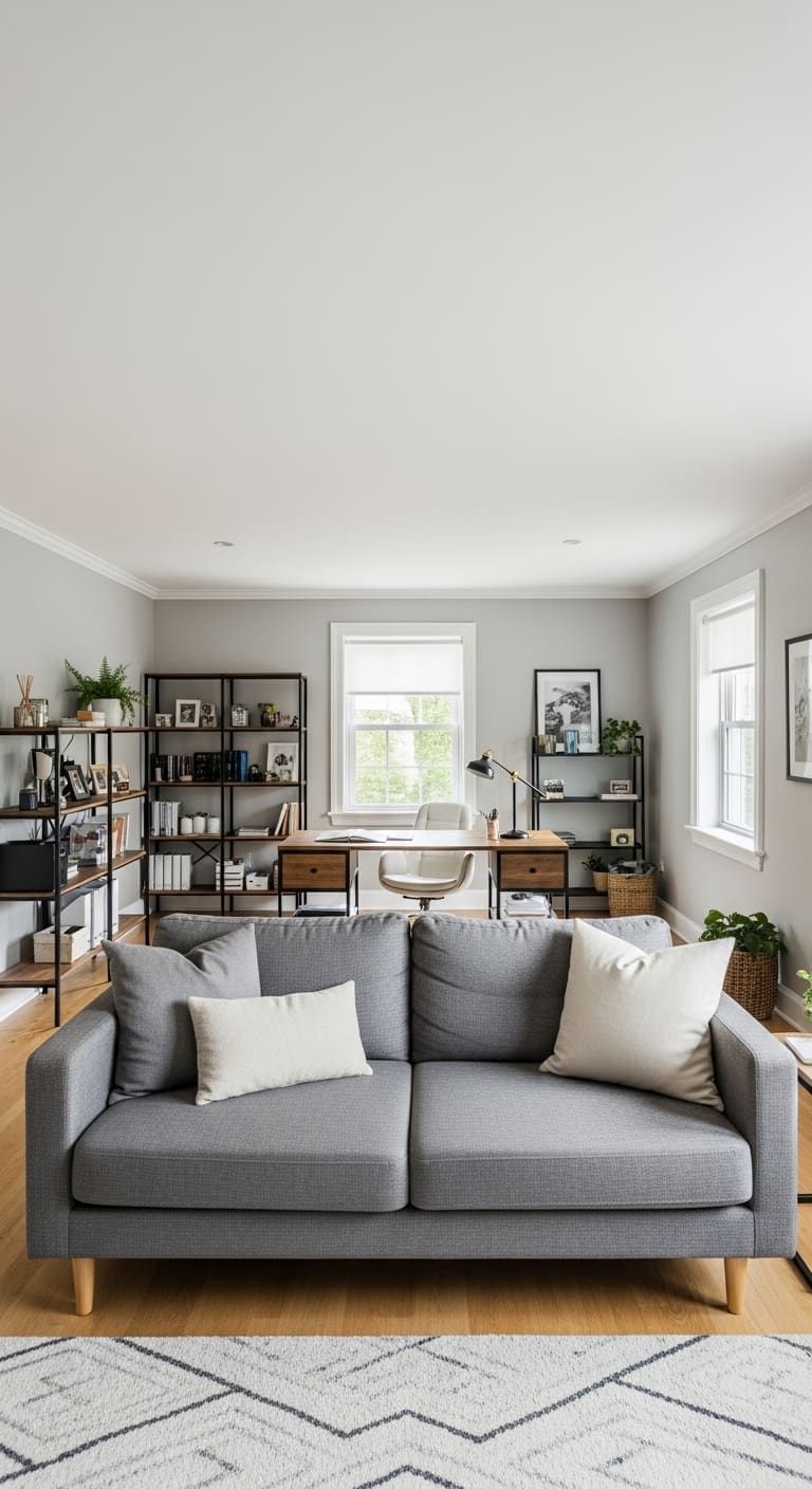 20 Office with Couch Ideas To Transform Your Home Office