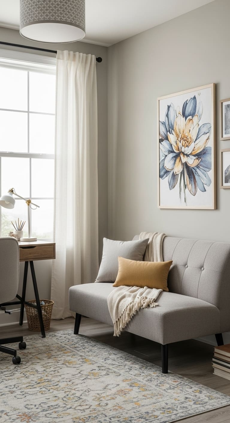 20 Office with Couch Ideas To Transform Your Home Office