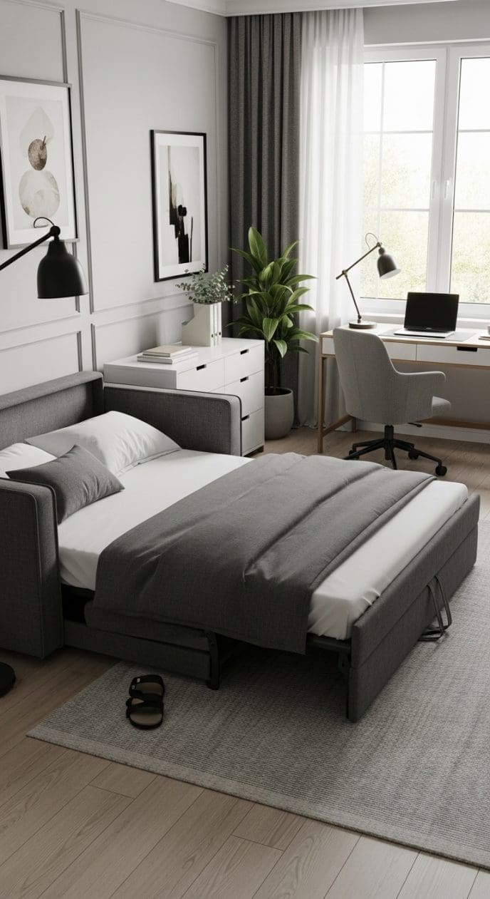 20 Office with Couch Ideas To Transform Your Home Office