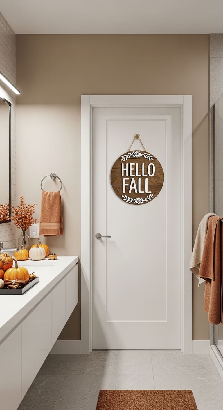25 Fall Bathroom Decor Ideas