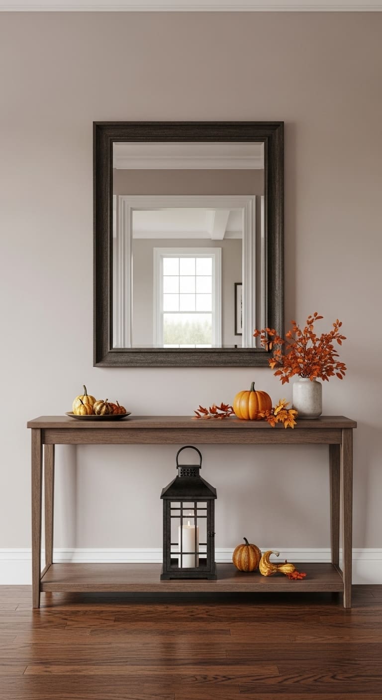 20 Fall Entry Table Decor Ideas To Create A Cozy Entryway