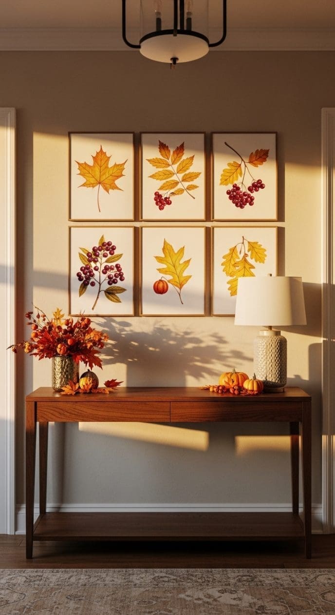 20 Fall Entry Table Decor Ideas To Create A Cozy Entryway