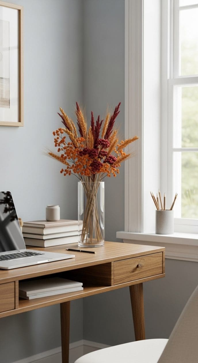 20 Fall Desk Decor Ideas For A Cozy Home Office Desk