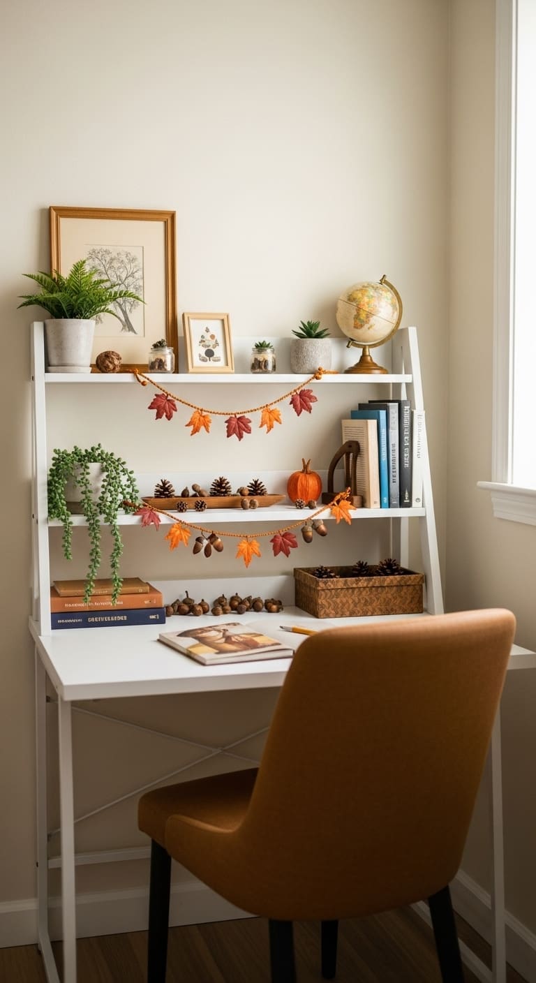 20 Fall Desk Decor Ideas For A Cozy Home Office Desk