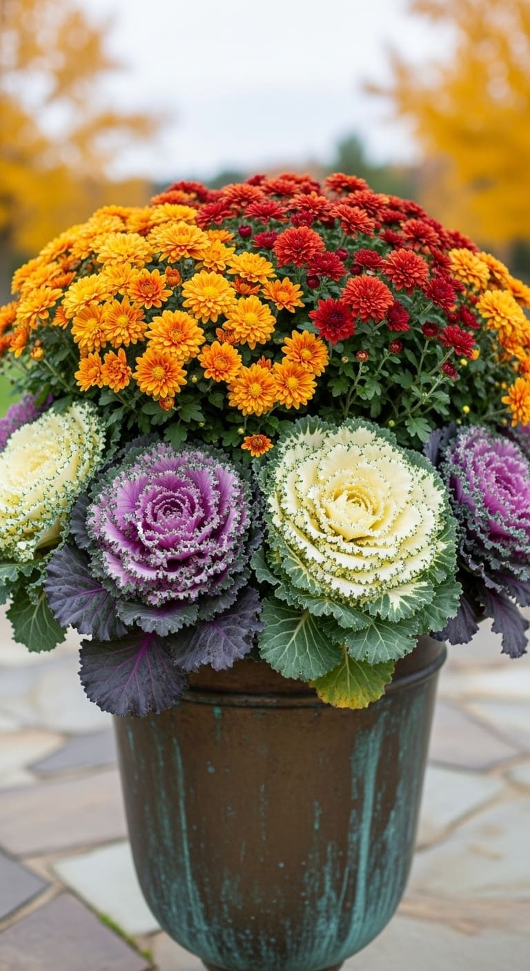 22 Cozy Fall Planter Ideas That Look Great On Your Front Porch