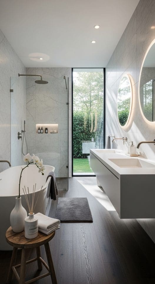 Easy Ways To Create A Home Spa Bathroom With 20 DIY Tips