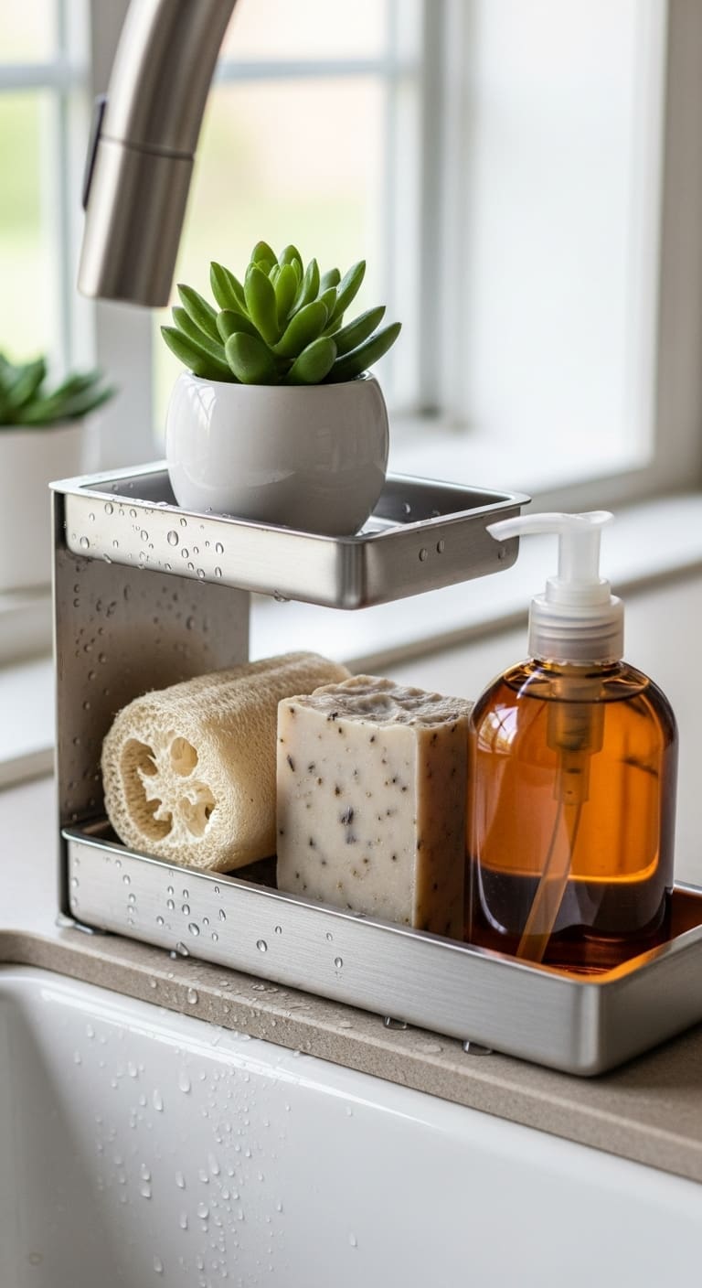 20 Clever Kitchen Soap Tray Ideas For A Tidy Kitchen