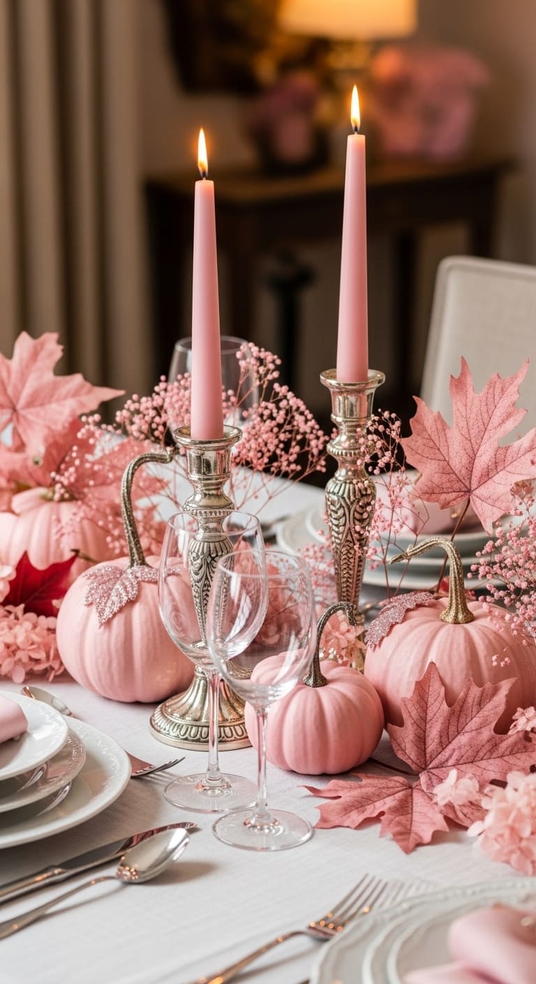 22 Super Cute Pink Fall Decor Ideas
