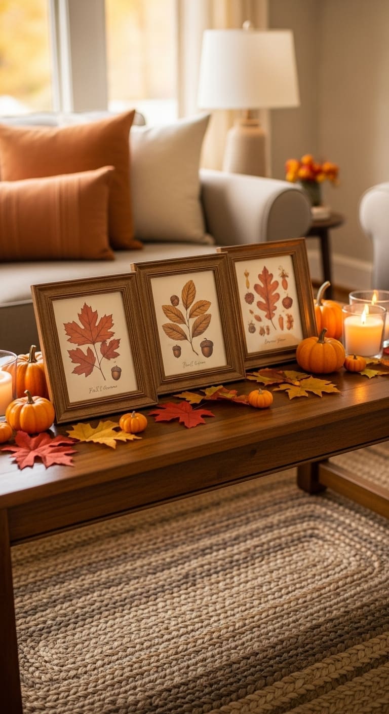 40 Cozy Fall Coffee Table Decor Ideas