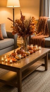 40 Cozy Fall Coffee Table Decor Ideas