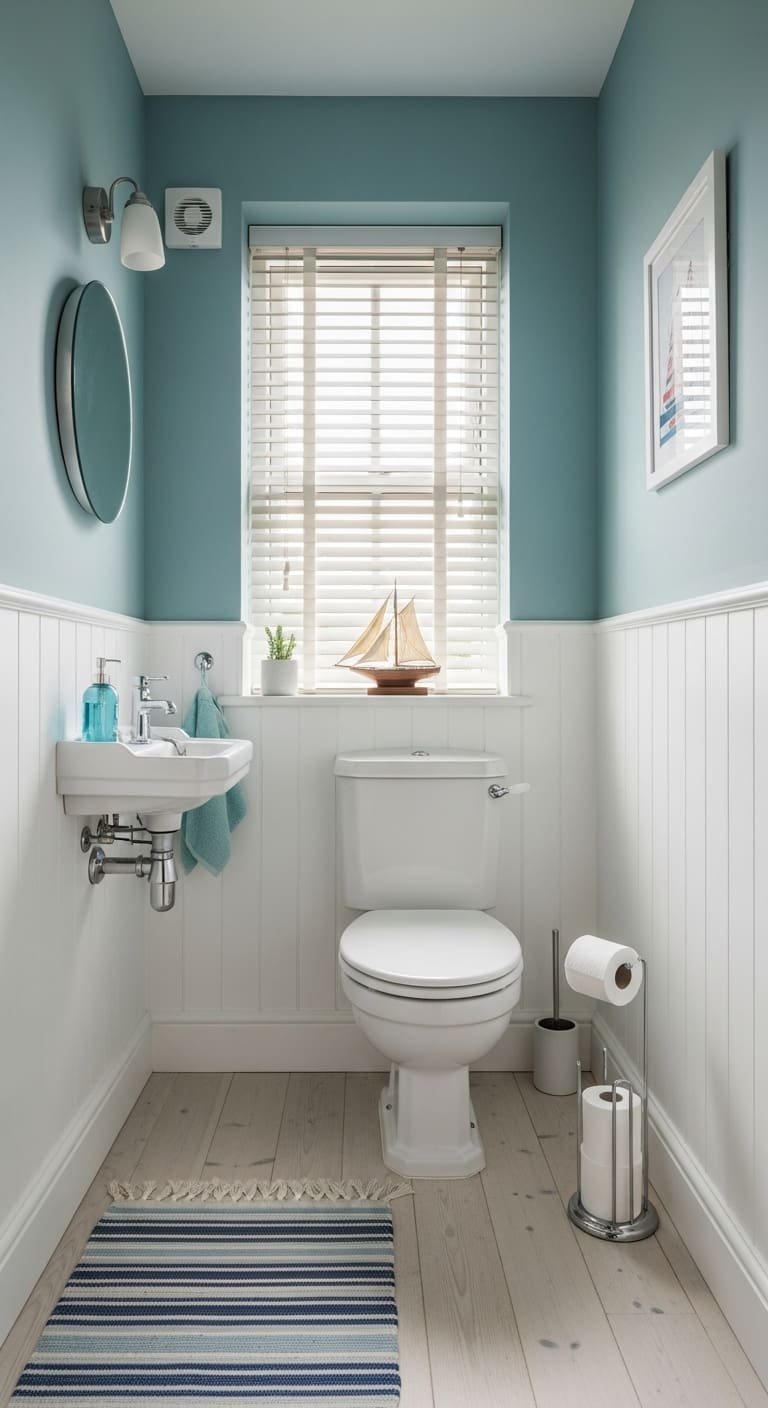 20 Small Coastal Toilet Ideas to Brighten a Tiny Space