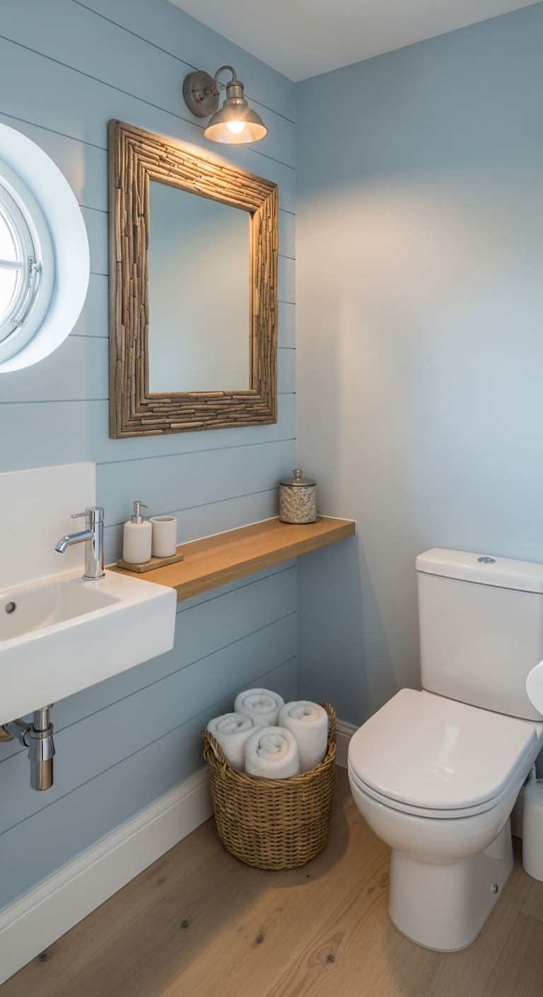 20 Small Coastal Toilet Ideas to Brighten a Tiny Space