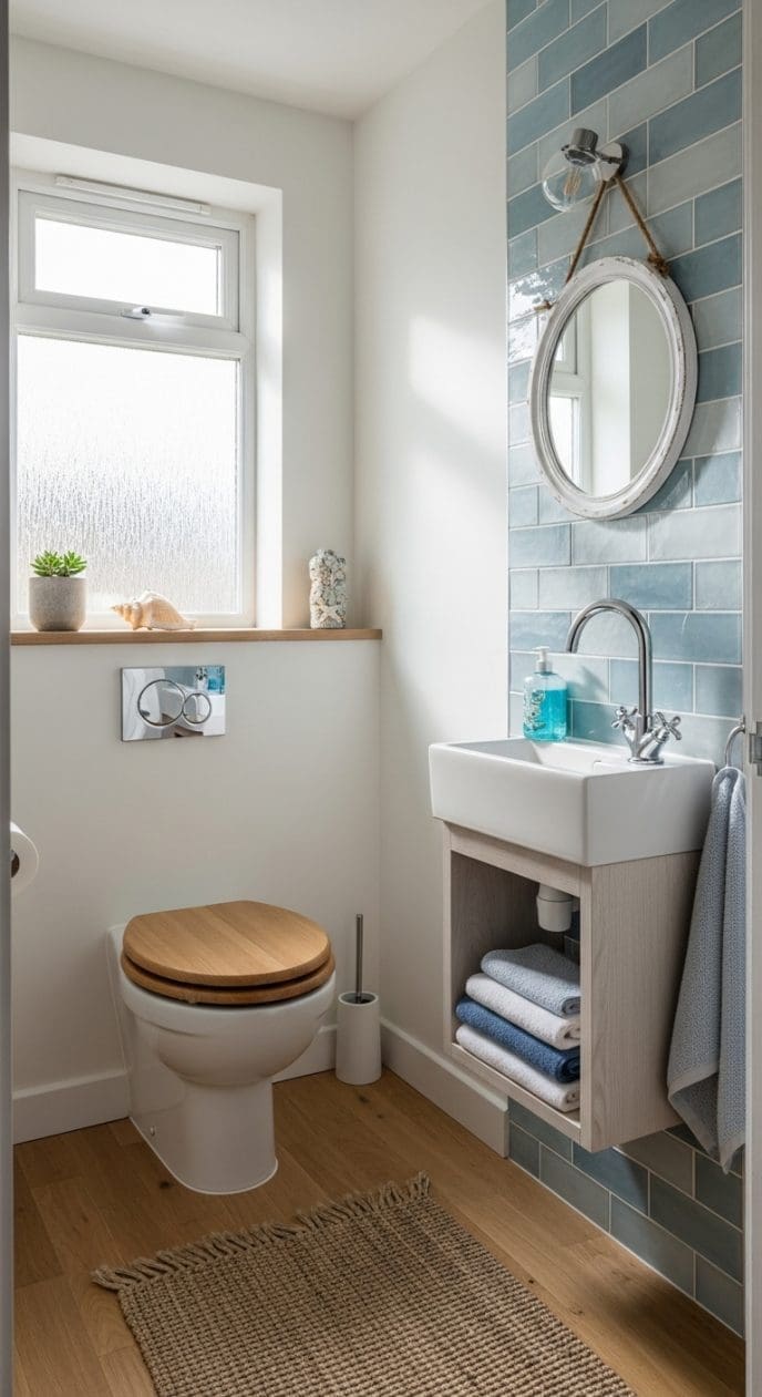 20 Small Coastal Toilet Ideas to Brighten a Tiny Space
