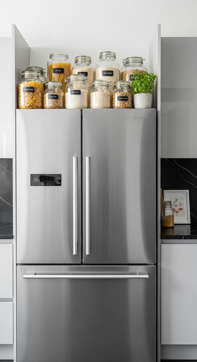 20 Top of Fridge Decor Ideas To Make Use Of Empty Space