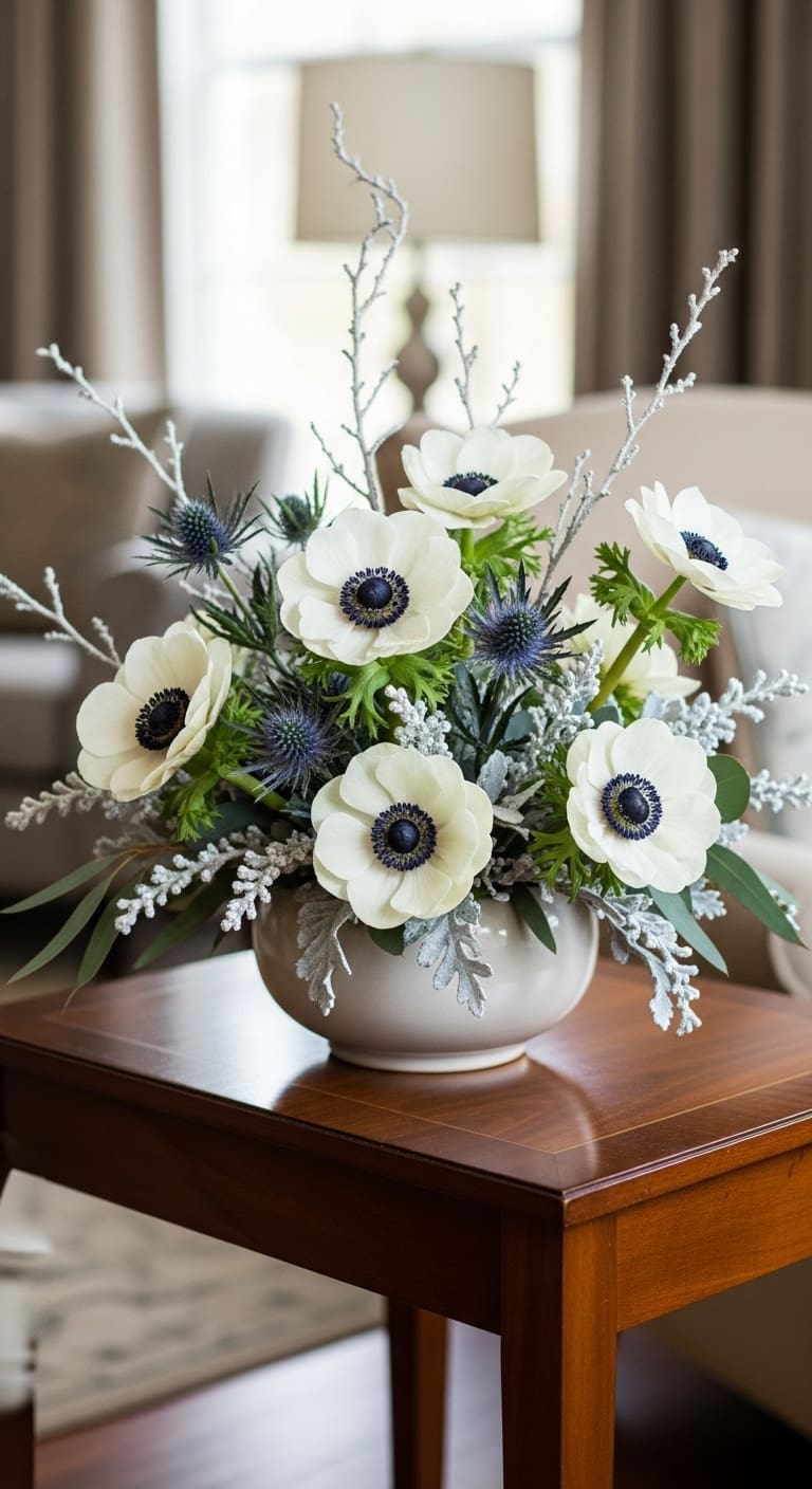 25 Beautiful Winter Flower Arrangements - Oh Curiosity