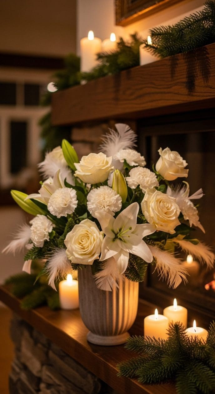 25 Beautiful Winter Flower Arrangements - Oh Curiosity