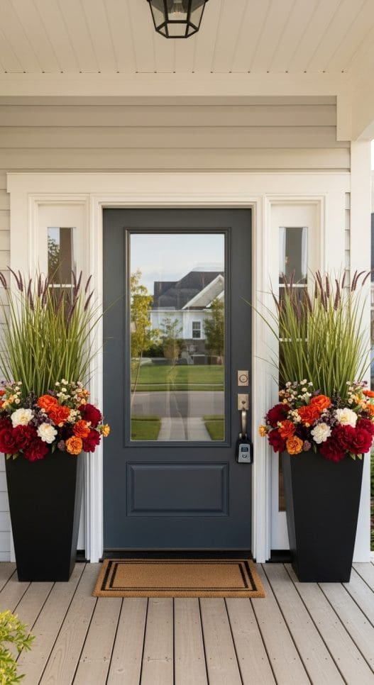 Outdoor Fake Flower Pot Ideas That Look Surprisingly Real