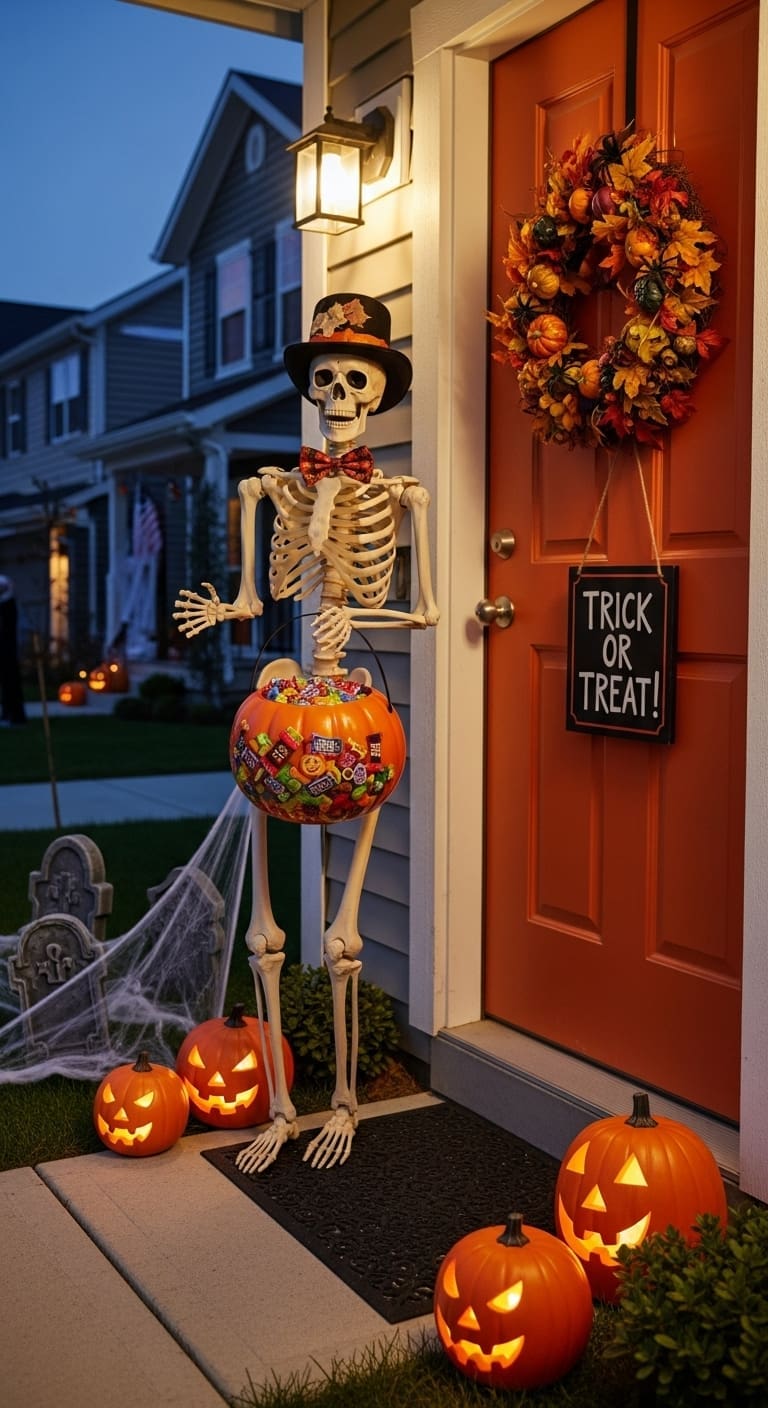 18 Easy DIY Halloween Door Decorations For The Spooky Season