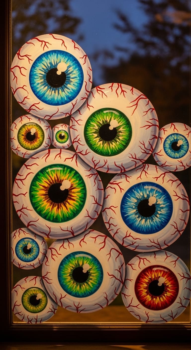22 Halloween Window Painting Ideas - Oh Curiosity