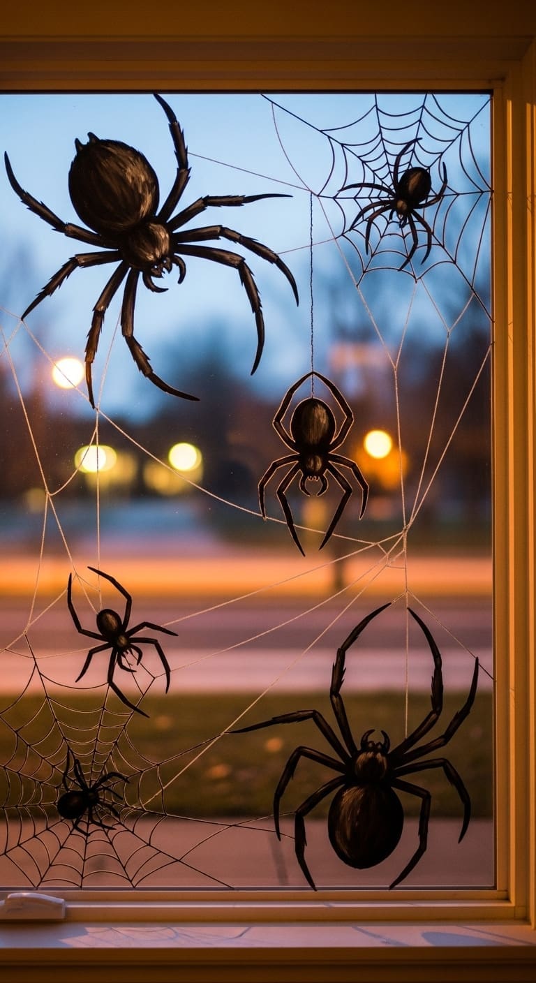 22 Halloween Window Painting Ideas - Oh Curiosity