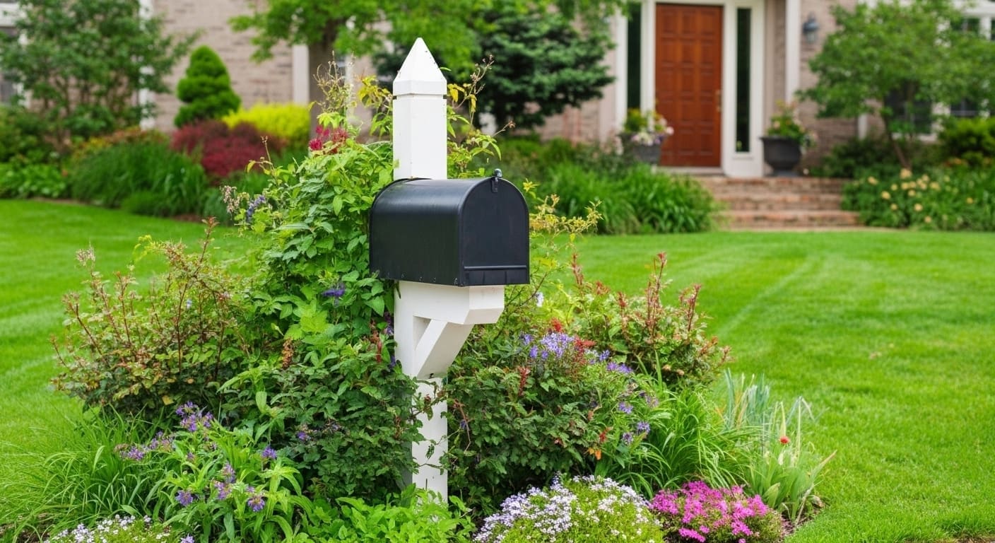 Clever Landscaping Ideas For Mailboxes That Get The Full Sun