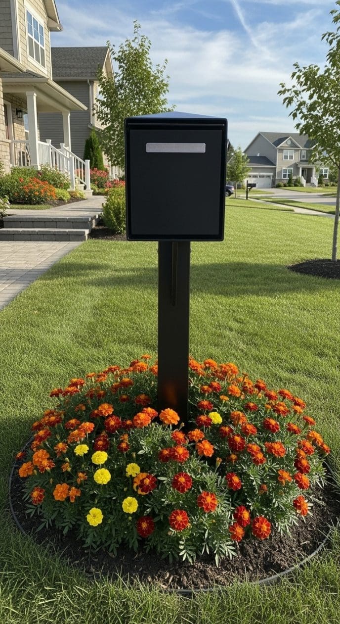 Clever Landscaping Ideas For Mailboxes That Get The Full Sun