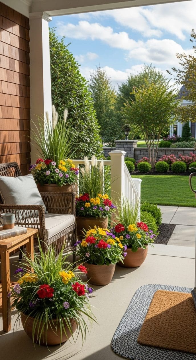 Outdoor Fake Flower Pot Ideas That Look Surprisingly Real