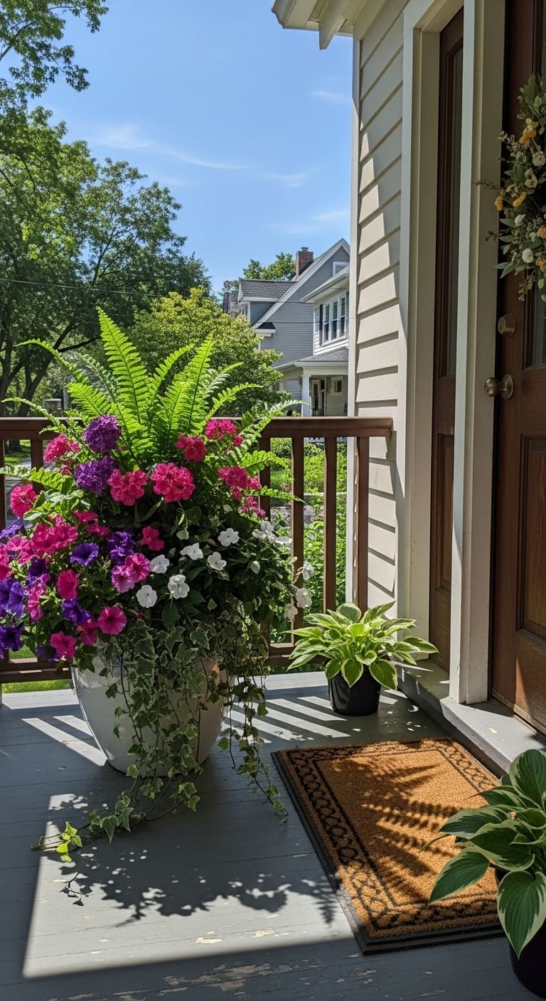 Outdoor Fake Flower Pot Ideas That Look Surprisingly Real