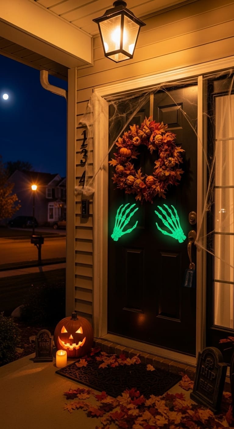 18 Easy DIY Halloween Door Decorations For The Spooky Season