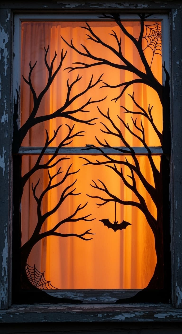 12 Easy DIY Halloween Window Painting Ideas - Oh Curiosity