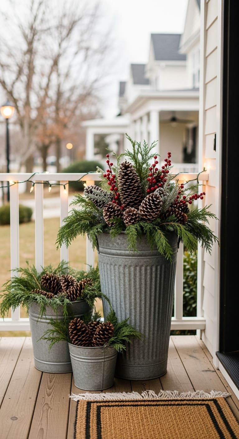 Easy Winter Planter Ideas to Brighten Your Porch This Season
