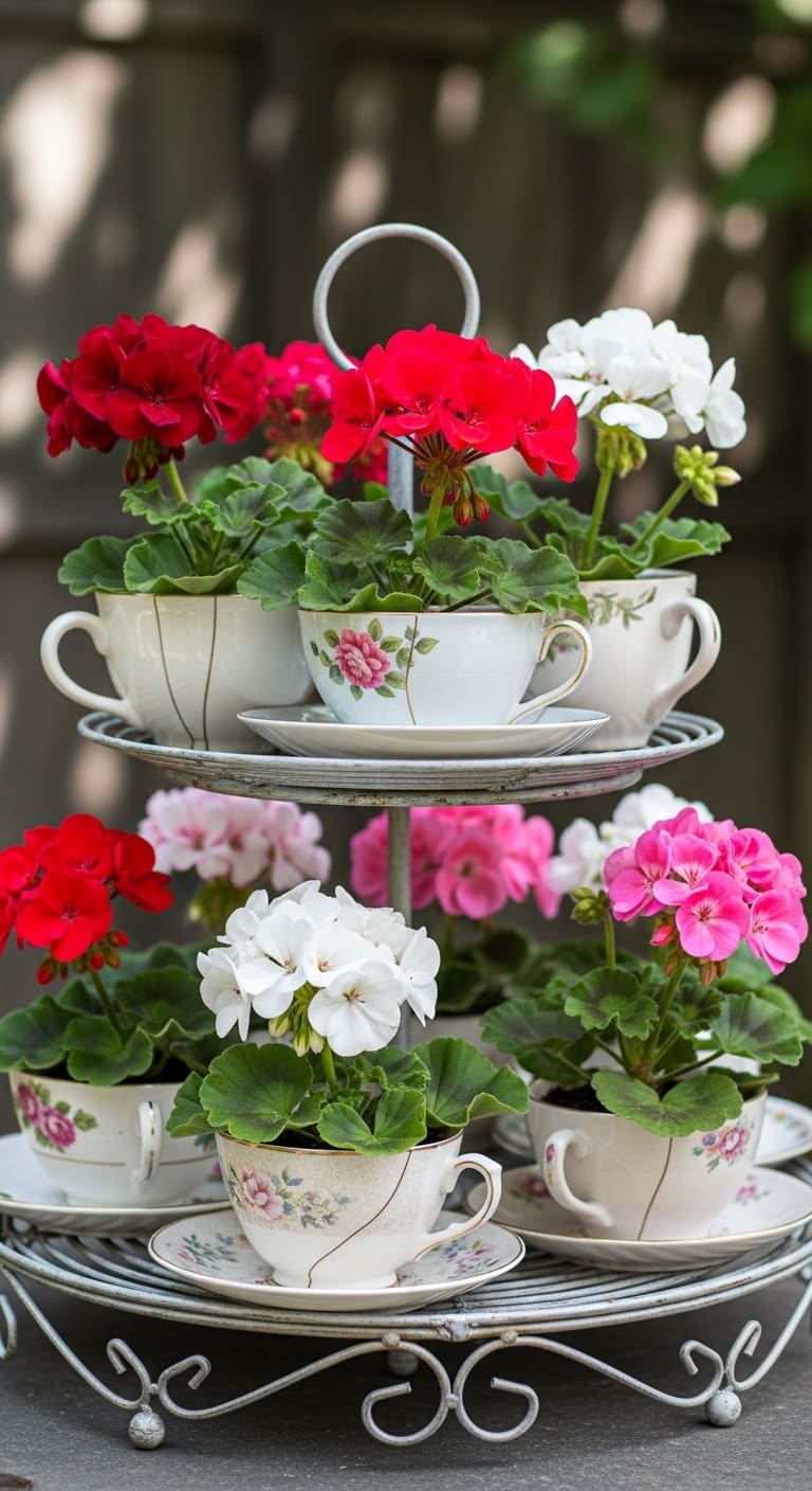Geranium Planter Ideas That’ll Brighten Up Any Porch or Patio