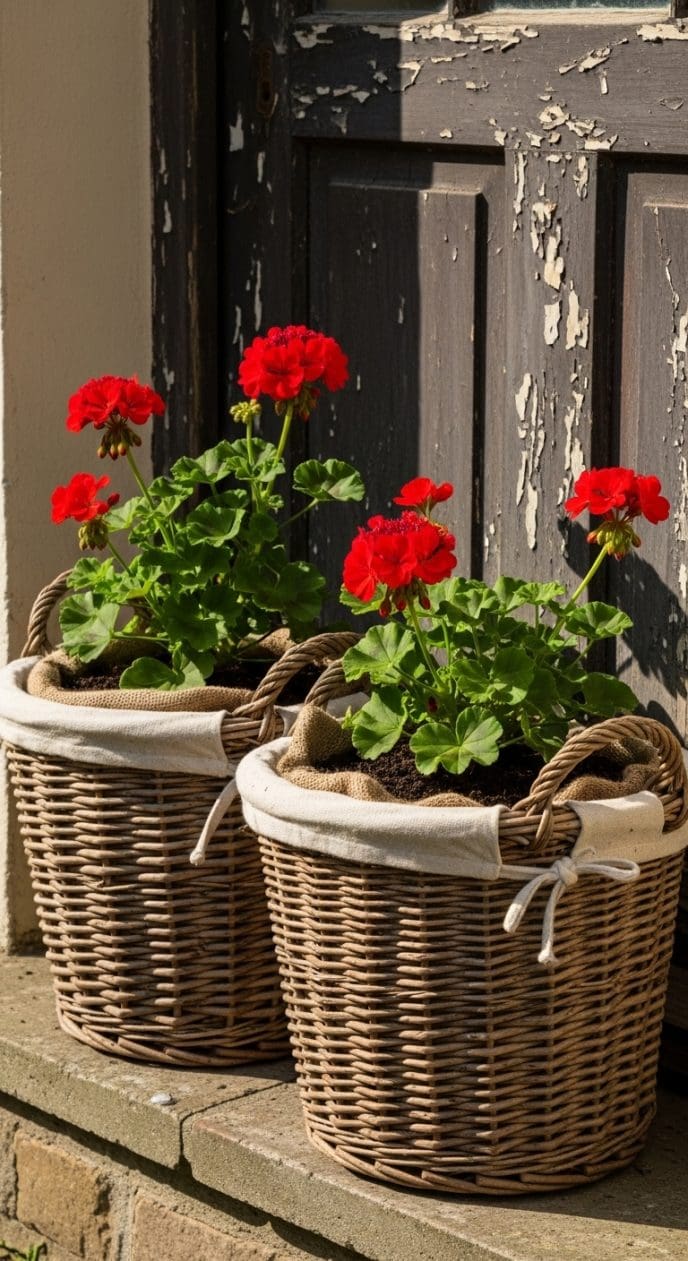 Geranium Planter Ideas That’ll Brighten Up Any Porch or Patio