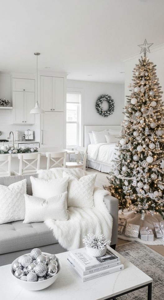25 Simple Studio Apartment Christmas Decor Ideas