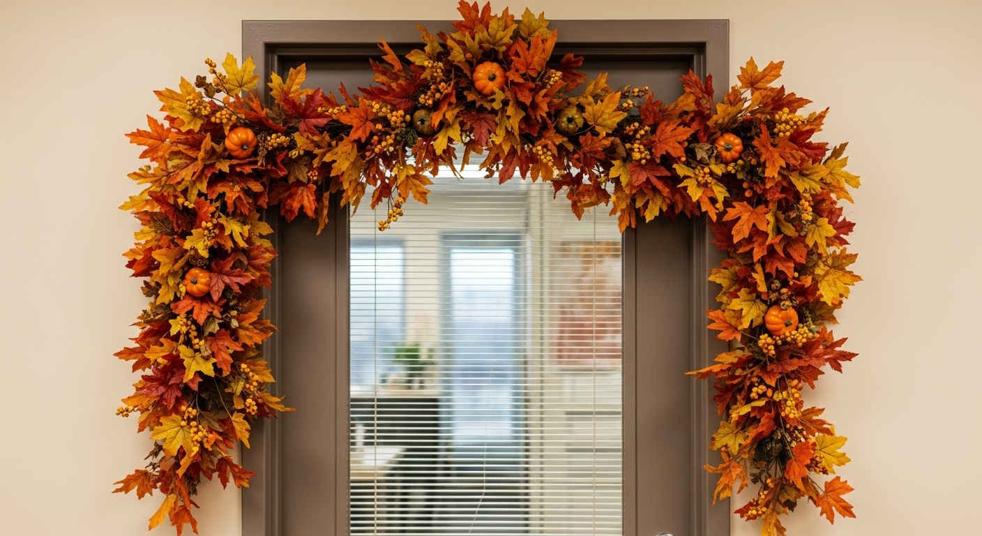 Thanksgiving Office Door Decor Ideas
