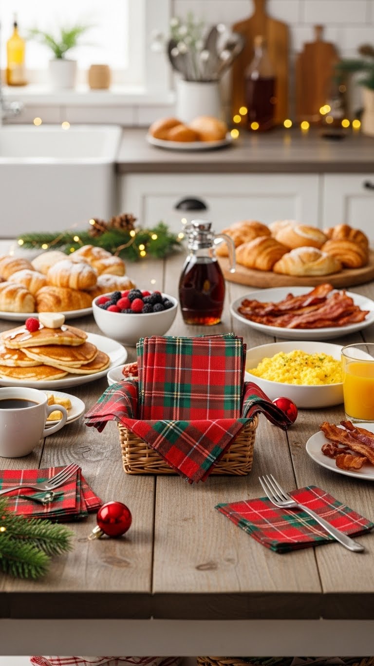 20 Easy Ways To Set Up A Christmas Breakfast Buffet Table
