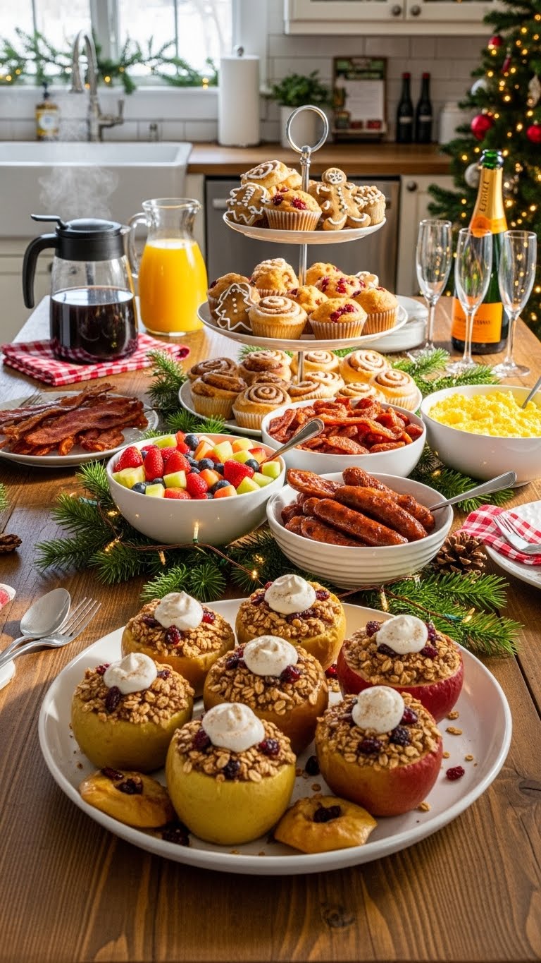 20 Easy Ways To Set Up A Christmas Breakfast Buffet Table