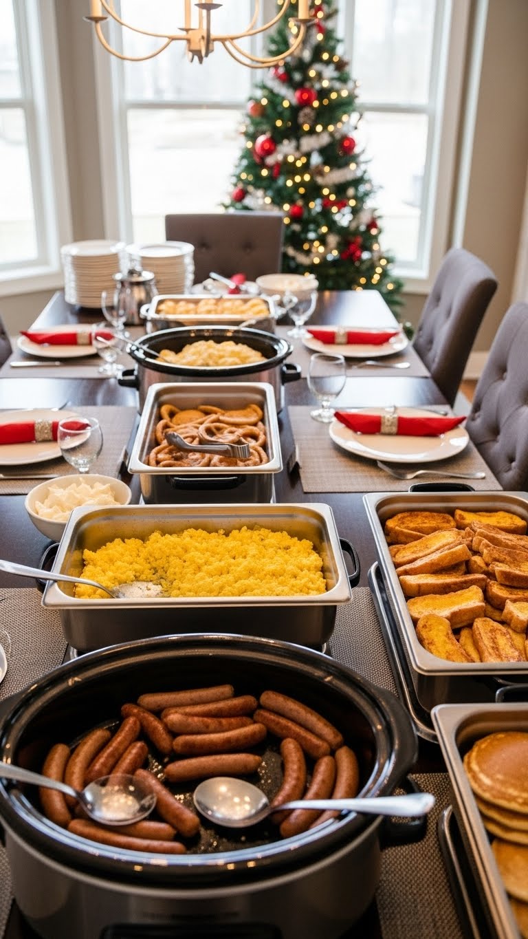 20 Easy Ways To Set Up A Christmas Breakfast Buffet Table