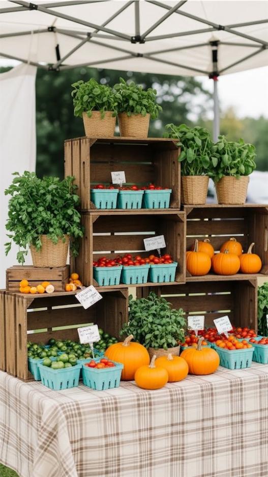 14 Farmers Market Display To Encourage More Sales