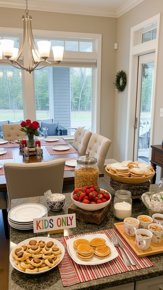 20 Easy Ways To Set Up A Christmas Breakfast Buffet Table
