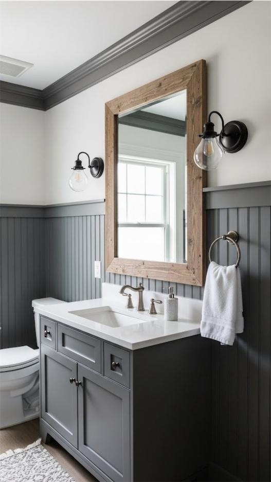 27 Cozy Bead Board Walls Bathroom Ideas