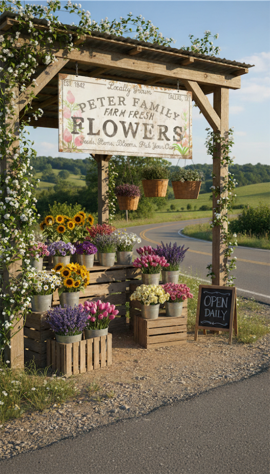 20 Clever Roadside Flower Farm Stand Ideas for More Customers - Oh ...
